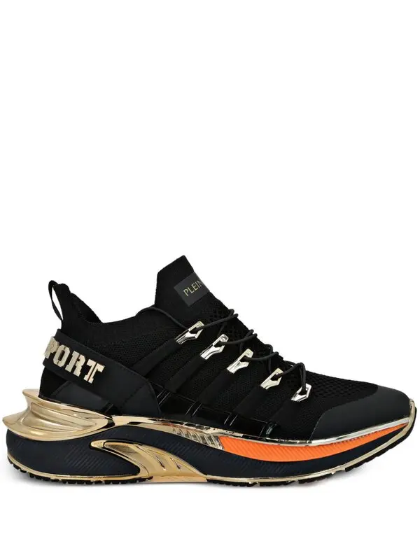 PLEIN SPORT Philipp Plein Chrome Surfer Sneakers - Black
