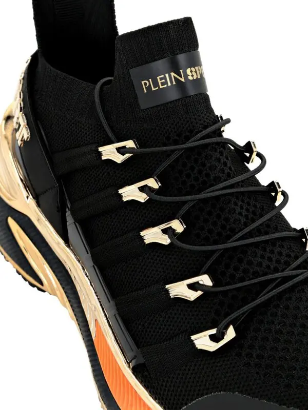 PLEIN SPORT Philipp Plein Chrome Surfer Sneakers - Black