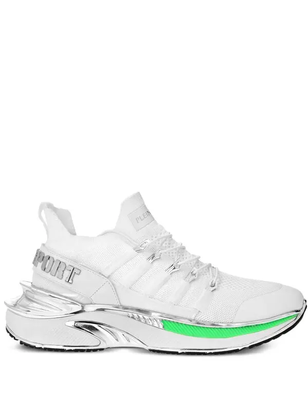 PLEIN SPORT Philipp Plein Chrome Surfer Sneakers - White