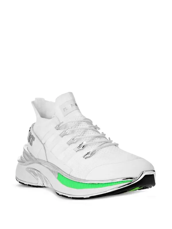 PLEIN SPORT Philipp Plein Chrome Surfer Sneakers - White