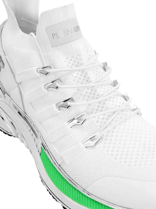 PLEIN SPORT Philipp Plein Chrome Surfer Sneakers - White