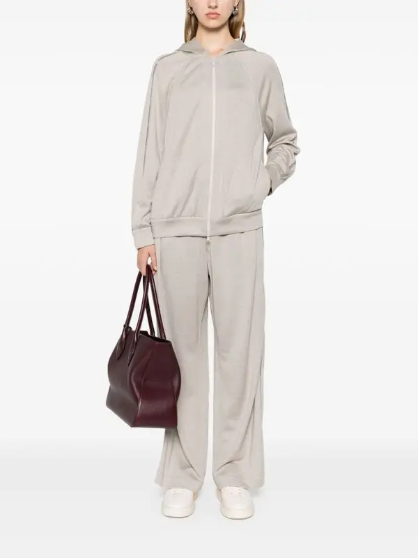 Brunello Cucinelli Monili Chain-detail Hoodie - Neutrals