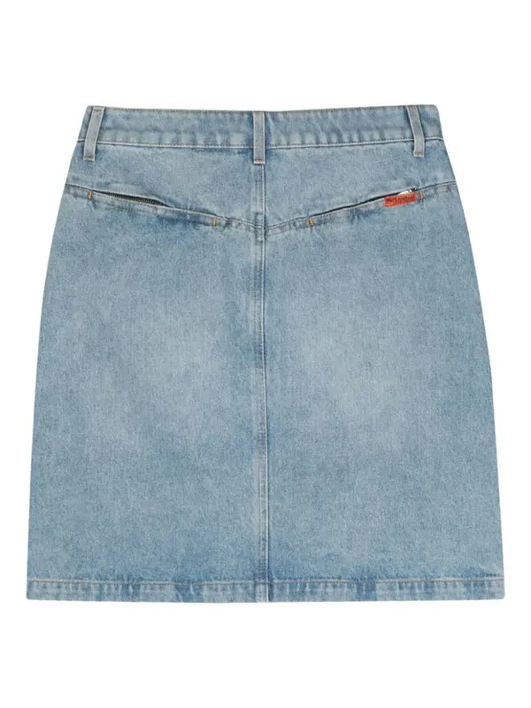 Martine Rose Narrow Denim Miniskirt