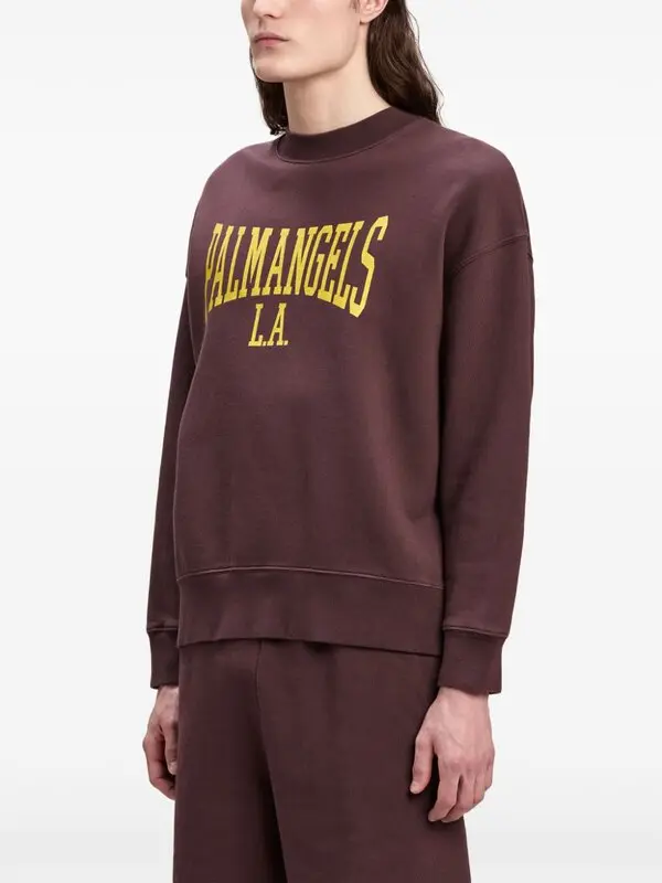 Palm Angels Logo-print Cotton Sweatshirt