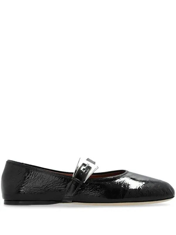 Paris Texas Sveva Ballerina Shoes - Black