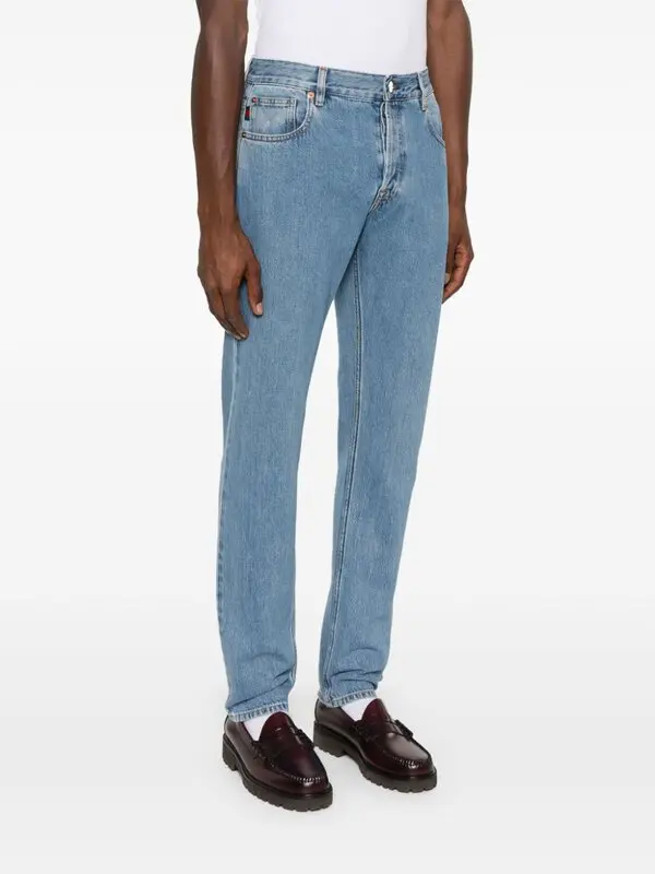 Gucci Web-stripe Tapered Jeans