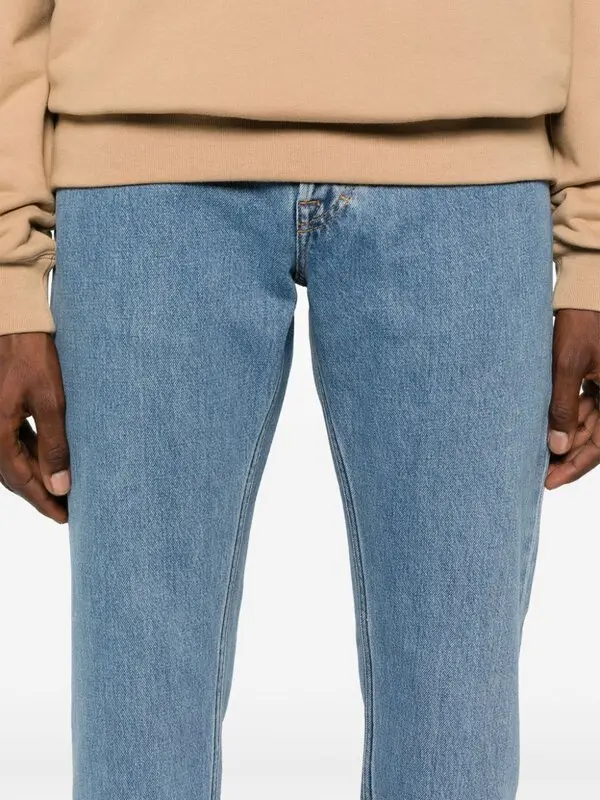 Gucci Web-stripe Tapered Jeans
