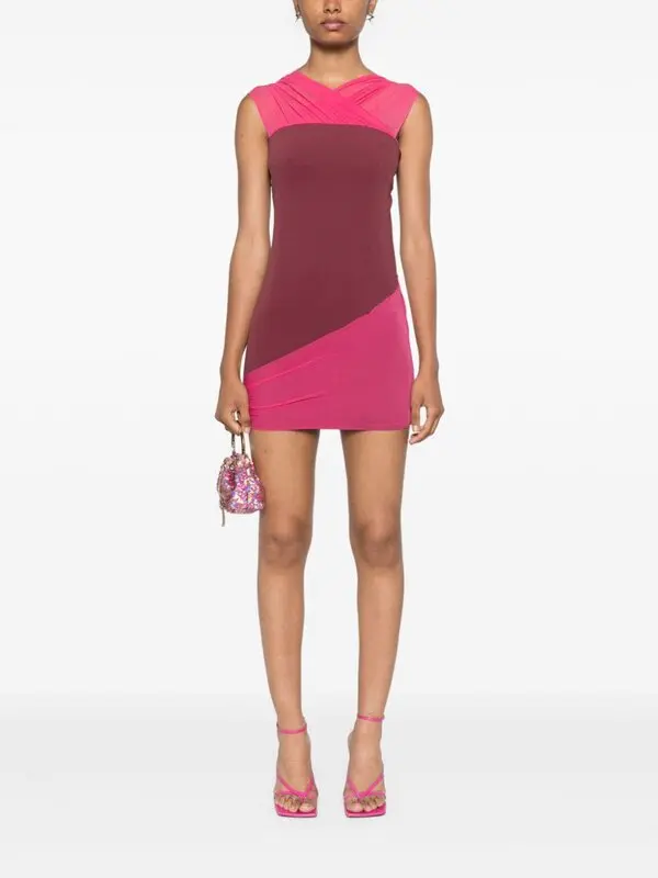 Patrizia Pepe Colourblock Mini Dress