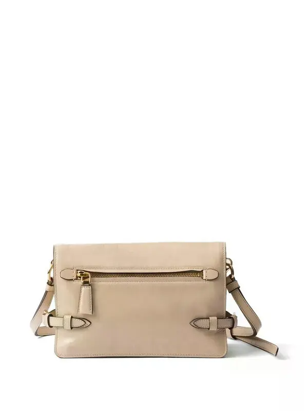 Prada Leather Shoulder Bag - Neutrals