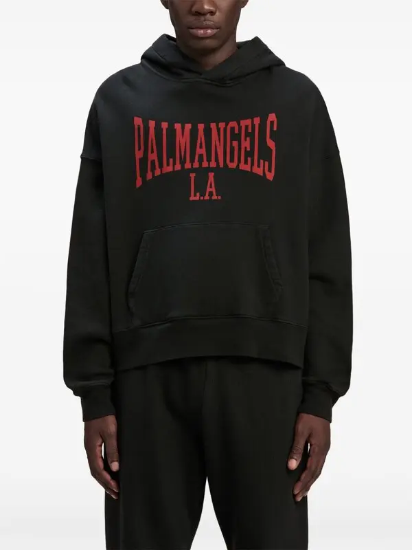 Palm Angels Logo-print Cotton Hoodie