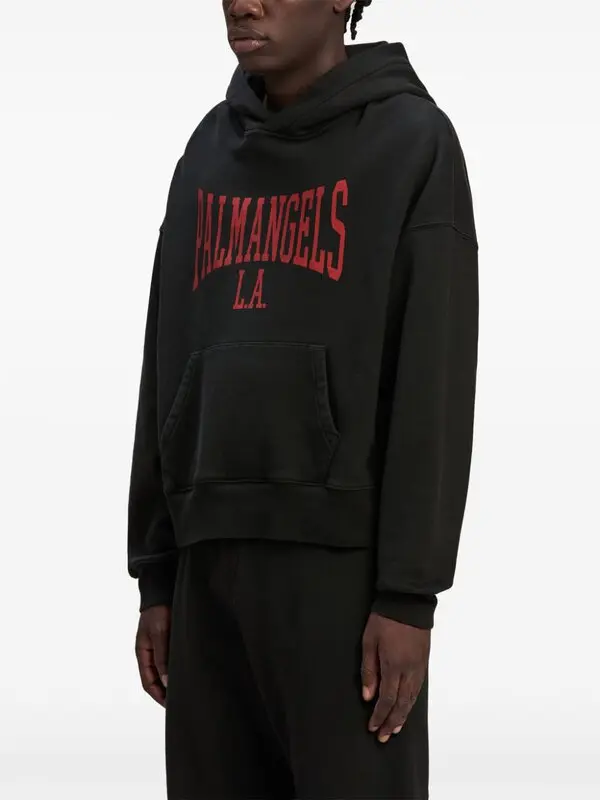 Palm Angels Logo-print Cotton Hoodie
