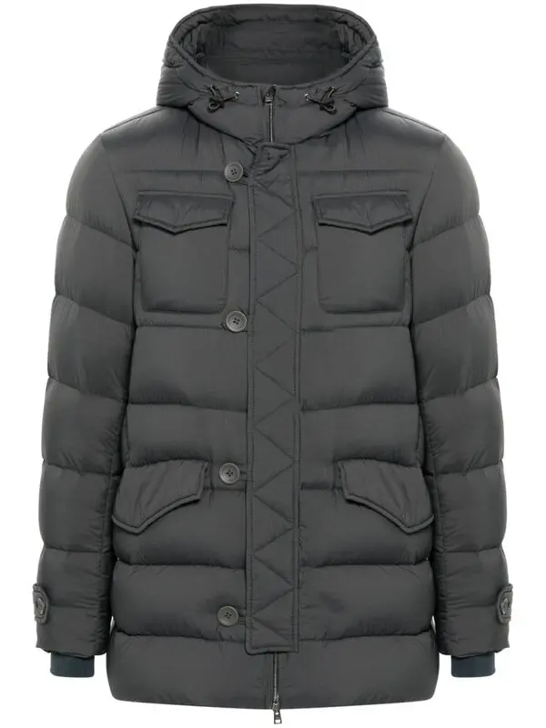 Herno Hooded Goose Down Puffer Coat