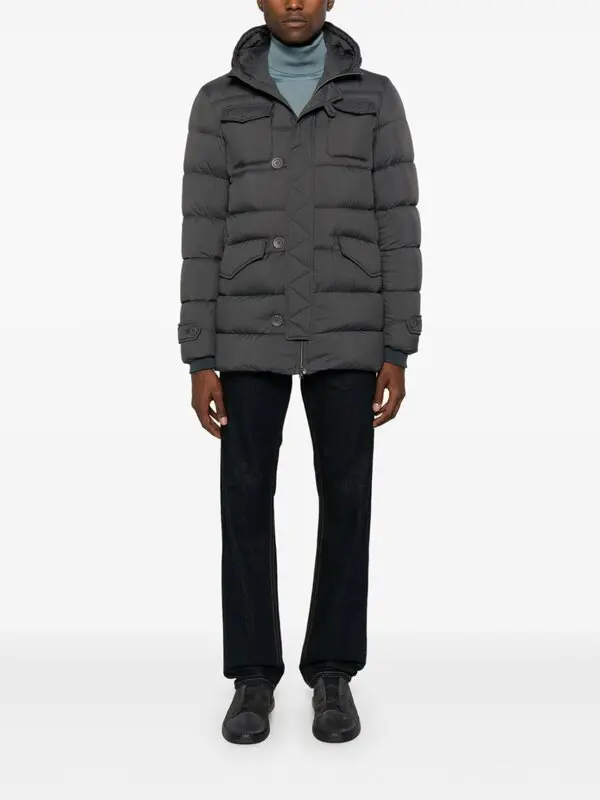 Herno Hooded Goose Down Puffer Coat
