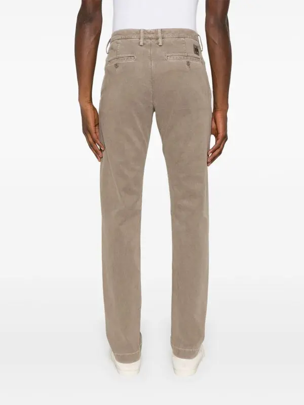 Jacob Cohen Bobby Logo-patch Trousers - Neutrals