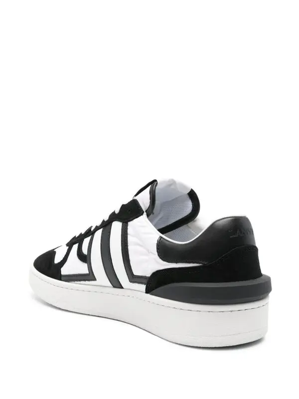 LANVIN Panelled Lace-up Sneakers - Black