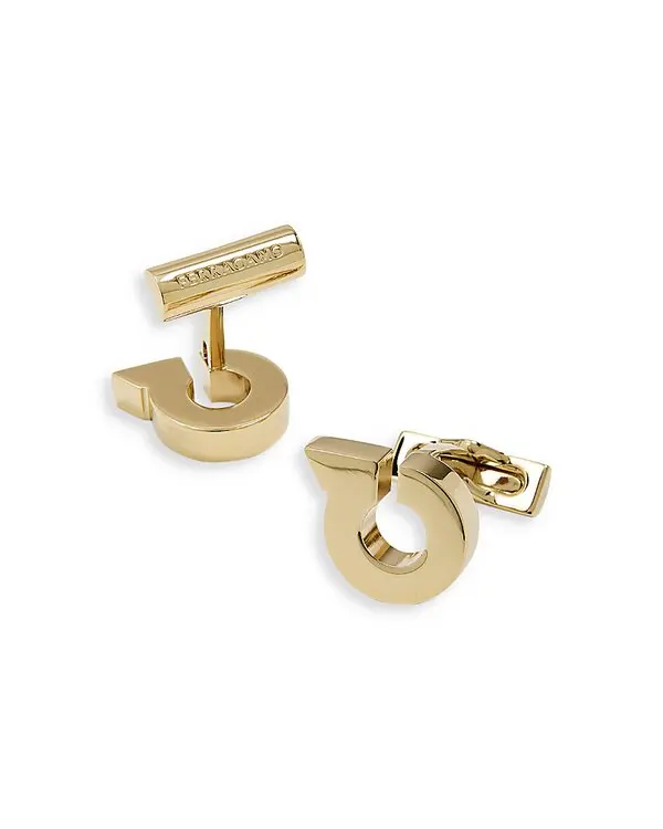 FERRAGAMO Gancio Cufflinks - Oro Chiaro