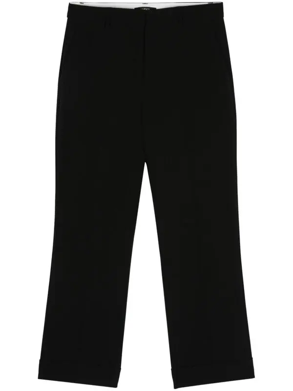 Seventy Tailored Cropped Trousers - Black