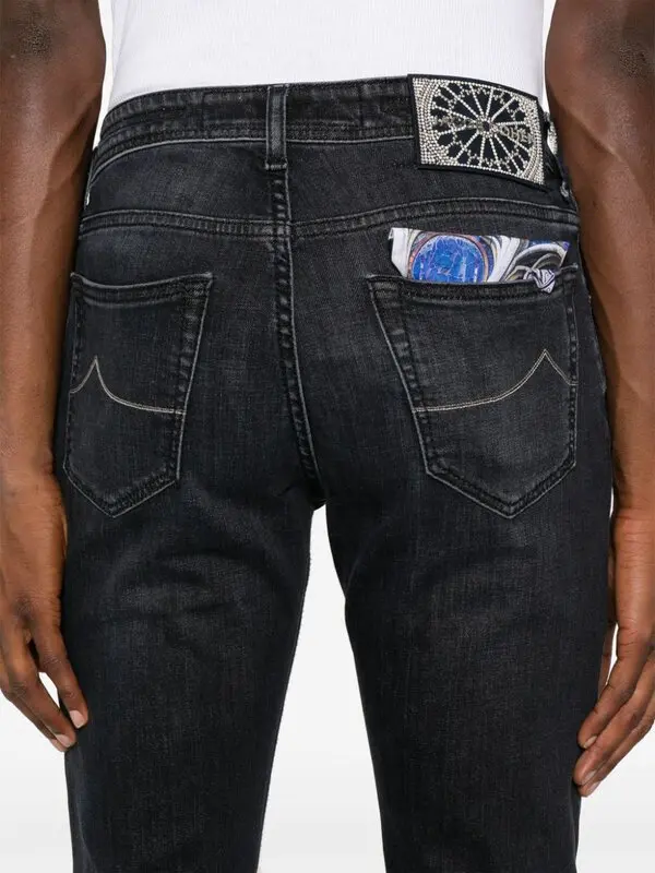 Jacob Cohen Logo-patch Jeans