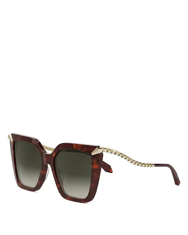 BVLGARI Serpenti Butterfly Sunglasses - Havana/gray Gradient