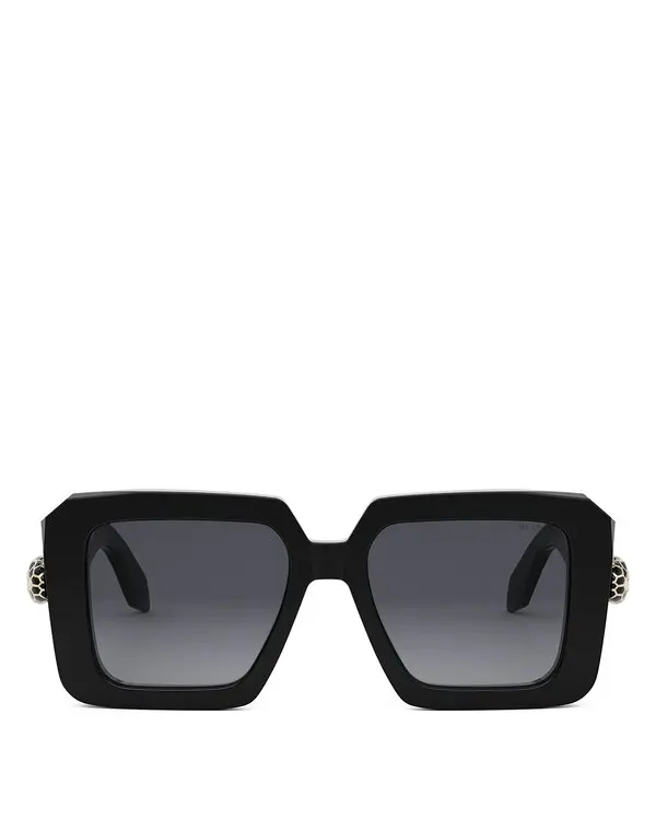 BVLGARI Serpenti Geometric 52mm Sunglasses