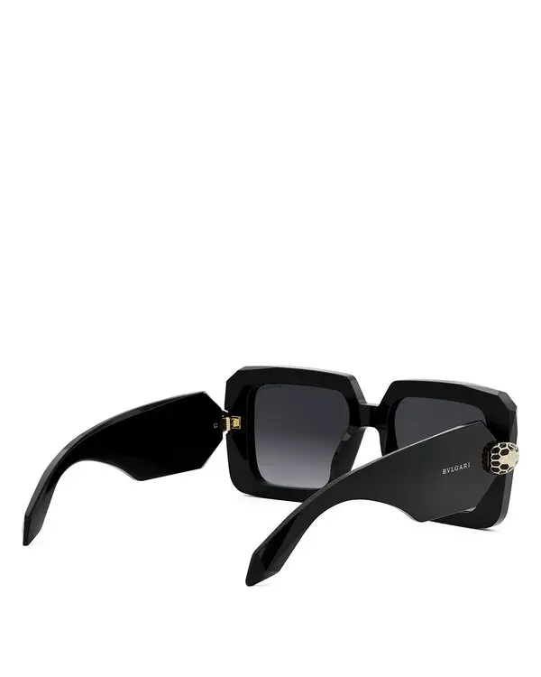 BVLGARI Serpenti Geometric 52mm Sunglasses