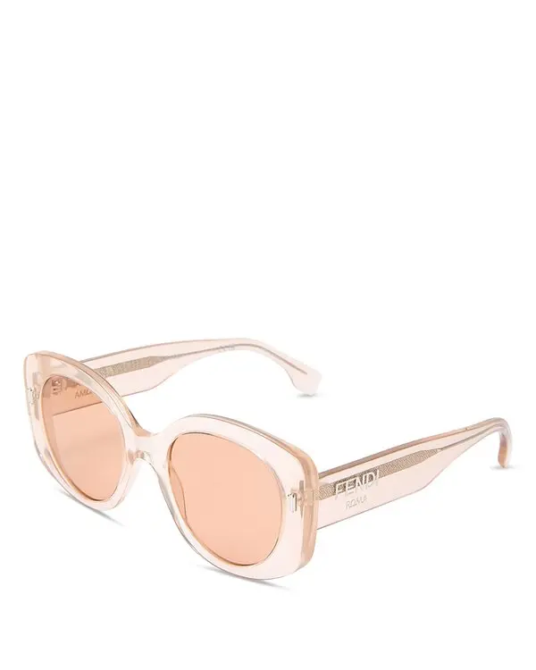 Fendi Sunglasses, 51mm - Pink/orange Solid