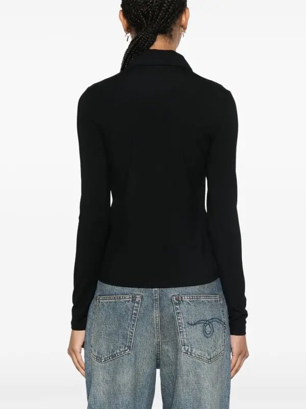 Pinko Love Birds Embroidery Polo Top