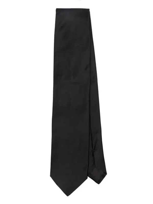LANVIN Satin Duchess Tie - Black