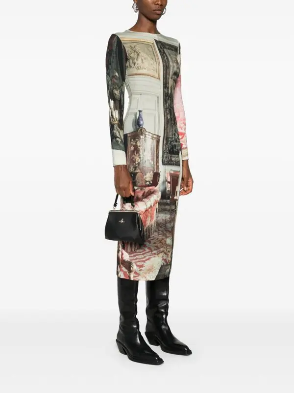 VIVIENNE WESTWOOD Granny Frame Tote Bag - Black