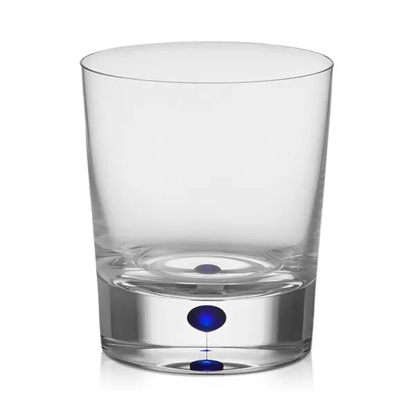 ORREFORS Intermezzo Blue Double Old Fashioned Glass
