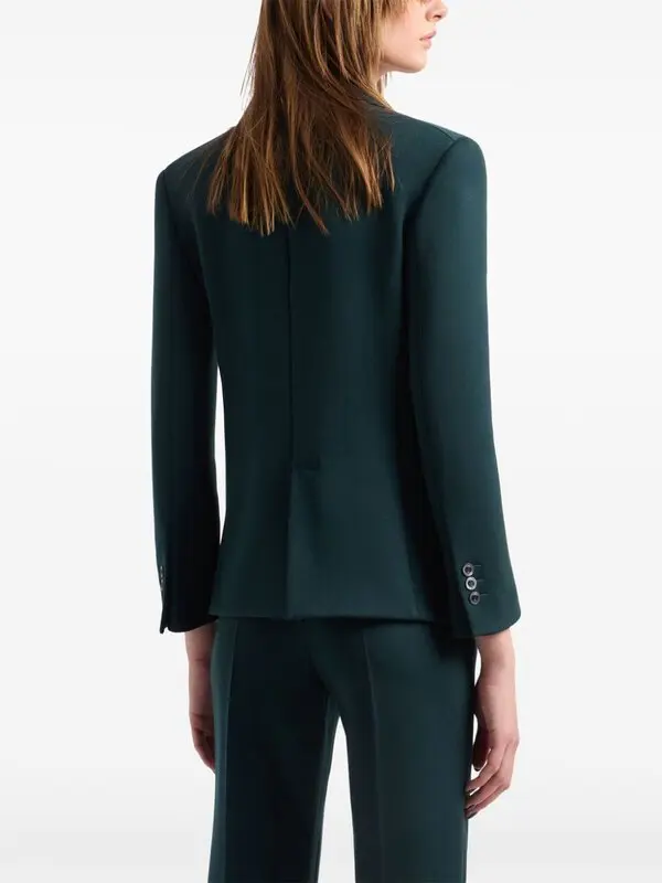 Giorgio Armani Notched-lapel Double-breasted Blazer - Green