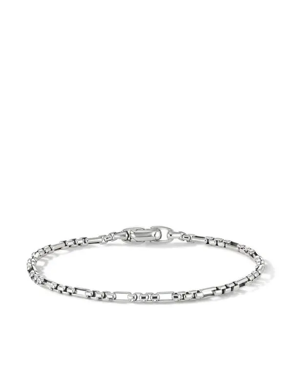 David Yurman Sterling Box Chain Bracelet - Silver