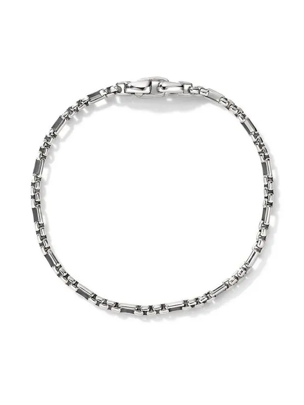 David Yurman Sterling Box Chain Bracelet - Silver
