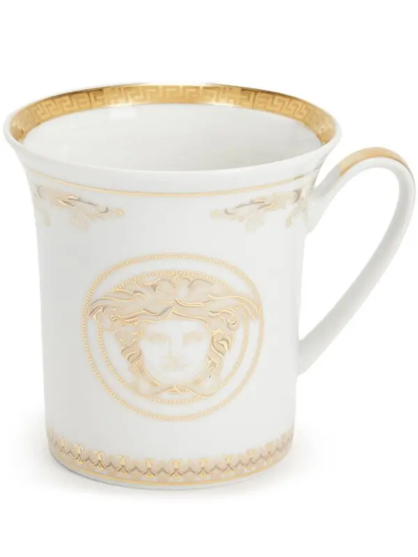 Versace X Rosenthal Medusa Gala Mug - White