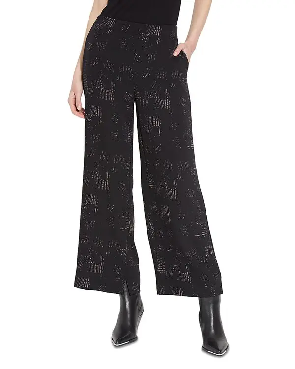 Lyssé Genesis Printed Wide-leg Pants