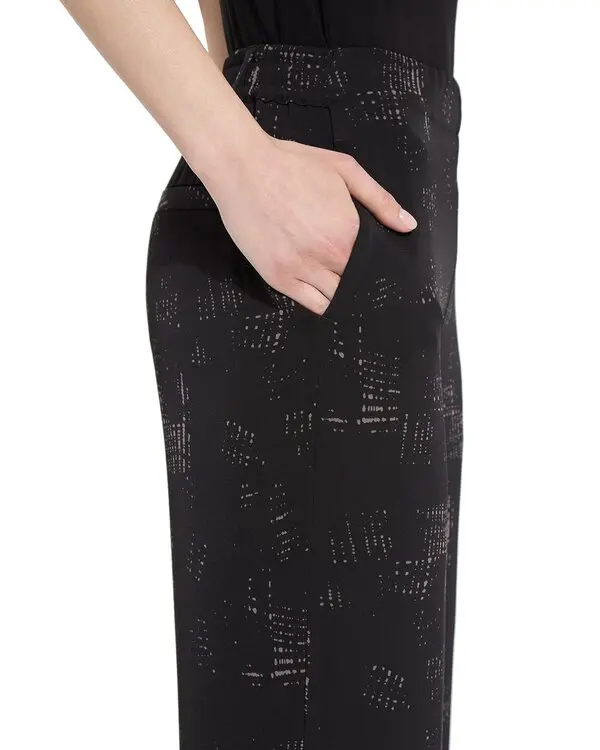 Lyssé Genesis Printed Wide-leg Pants