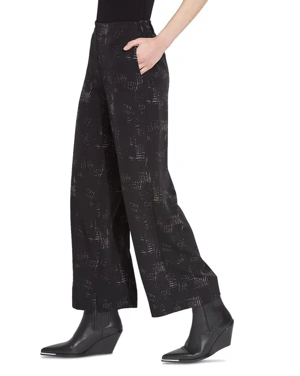 Lyssé Genesis Printed Wide-leg Pants