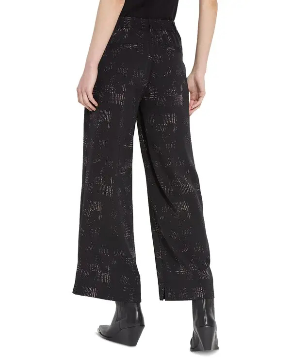 Lyssé Genesis Printed Wide-leg Pants
