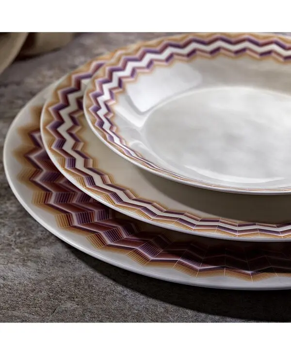 Missoni Zig Zag Bread And Butter Plates, Set Of 6 - Jarris