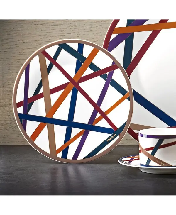 Missoni Nastri Dessert Plates, Set Of 2