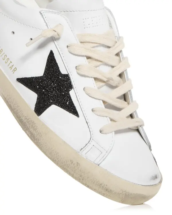 GOLDEN GOOSE Super-star Swarovski Low Top Sneakers