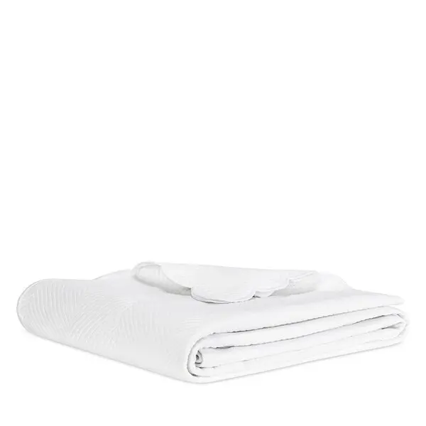 LANDS DOWNUNDER Lattice Scallop Coverlet