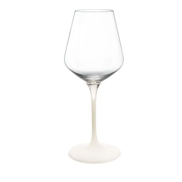 VILLEROY & BOCH Manufacture Rock Blanc White Wine Glasses, Set Of 4