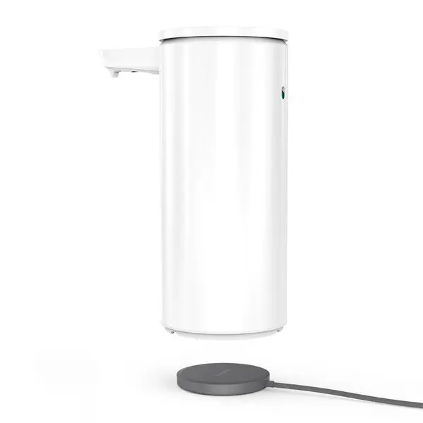 SIMPLEHUMAN 14oz Sensor Pump, Touch-free Hand Soap Dispenser With Sponge Caddy