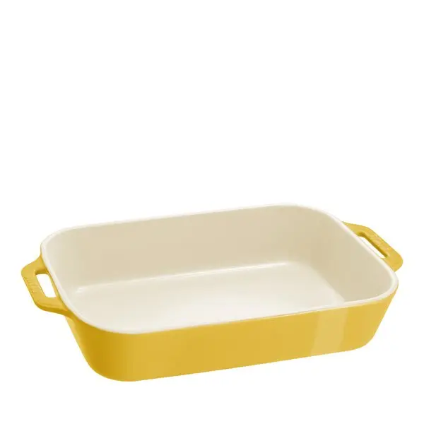 STAUB Ceramic 3 Pc. Nesting Rectangular Baker Set - Yellow
