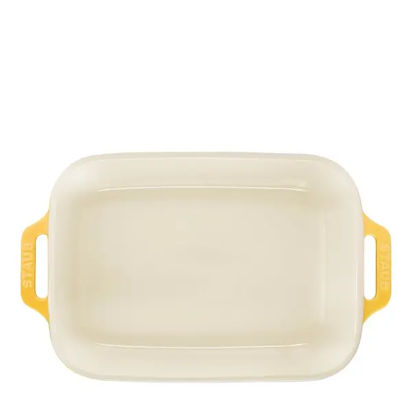 STAUB Ceramic 3 Pc. Nesting Rectangular Baker Set - Yellow