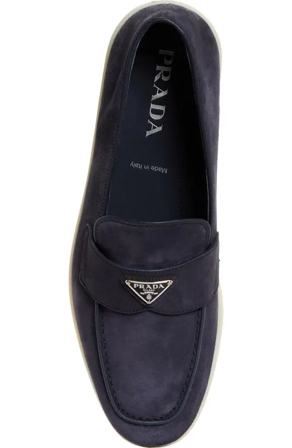 Prada Saint Tropez Loafer - Bleu