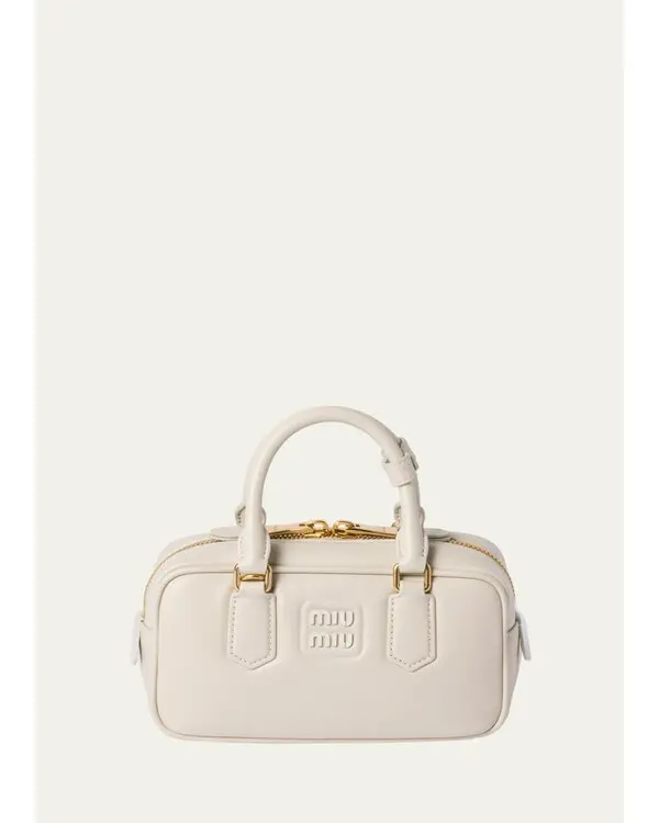 Miu Miu Arcadie Top-handle Bag - Talco