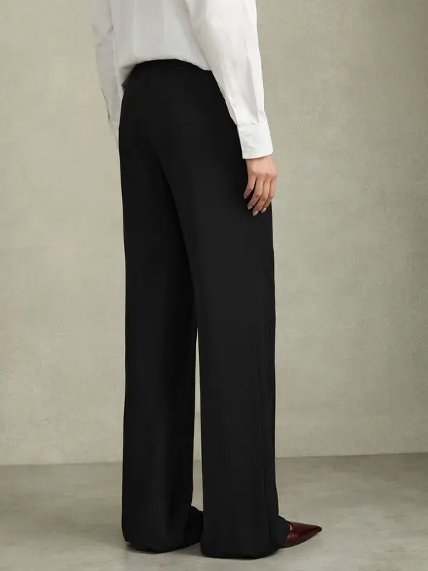 REISS Tansey Fluid Wide Leg Trousers