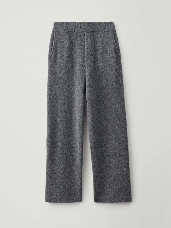 LISA YANG STORE Jayden Bouclé Cashmere Trousers